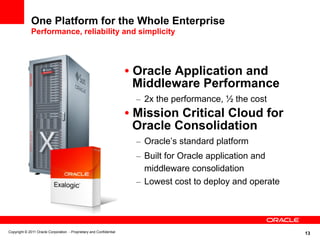 Oracle Systems _ Jeff Schwartz _ Engineering Solutions Exadata ...