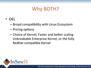 Oracle Systems _ Solaris and Oracle Enterprise Linux Oracle’s two OS ...