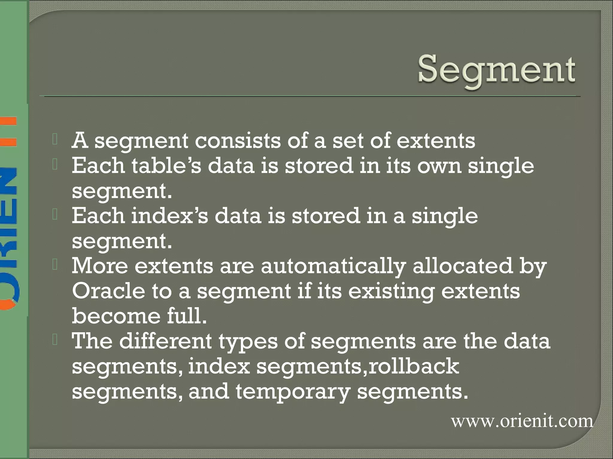 Oracle training-in-hyderabad | PPT