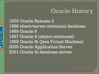 Oracle training-in-hyderabad | PPT