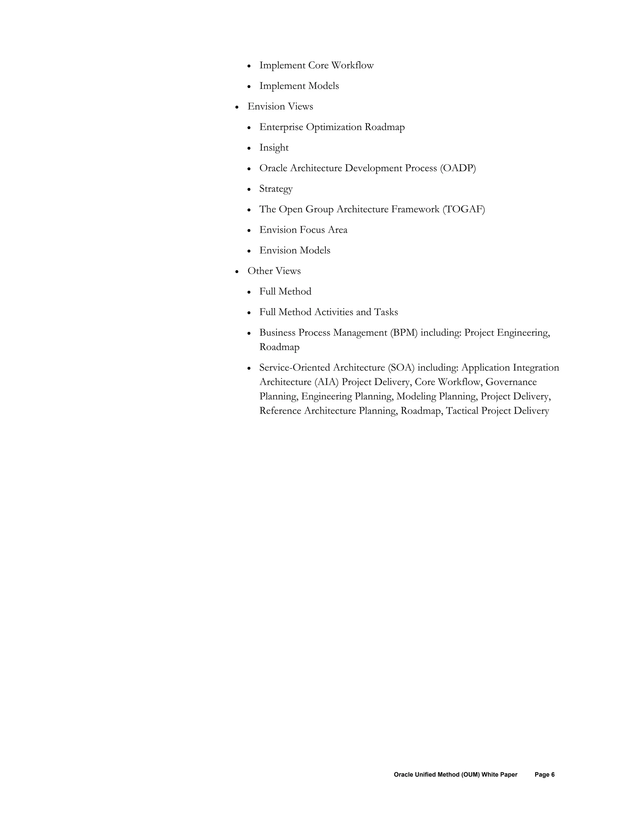 Oracle unified-method-069204 | PDF | Computer Software and Applications | Computing