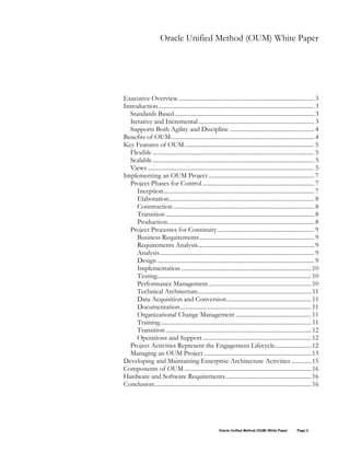 Oracle unified-method-069204 | PDF | Computer Software and Applications | Computing