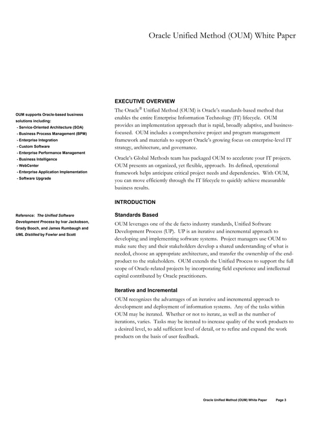 Oracle unified-method-069204 | PDF | Computer Software and Applications | Computing