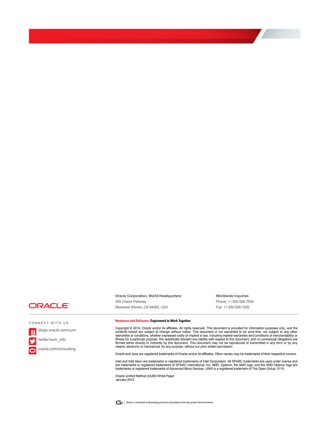 Oracle Unified Method Oum Pdf