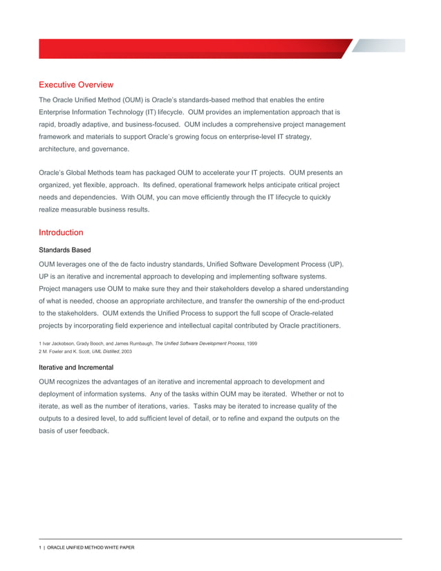 Oracle Unified Method Oum Pdf