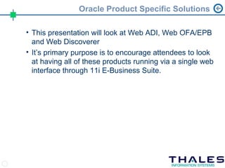 Oracle web-applications | PPT