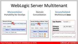 Oracle WebLogic Multitenancy, Partitions and Resource Sharing... How it works? | PDF