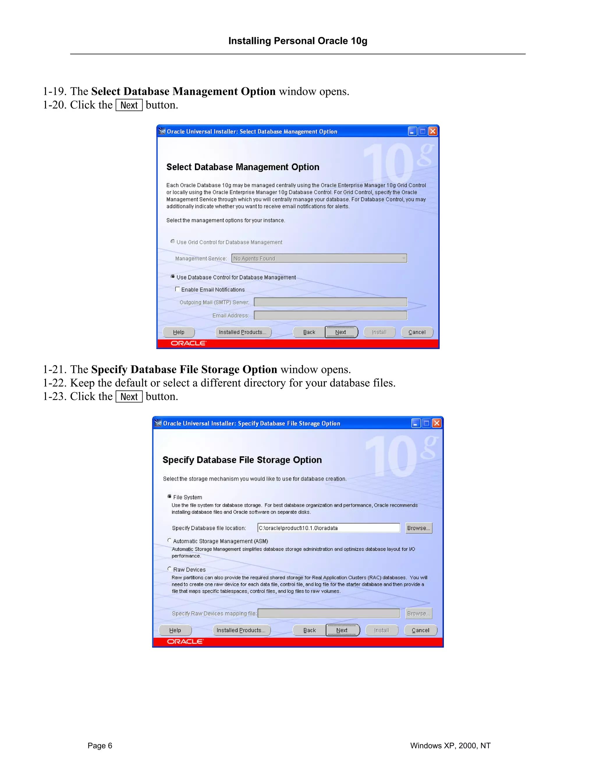 Oracle 10g installation_guide | PDF