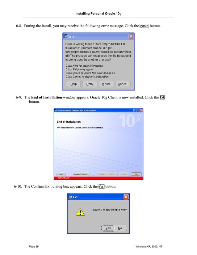 Oracle 10g installation_guide | PDF