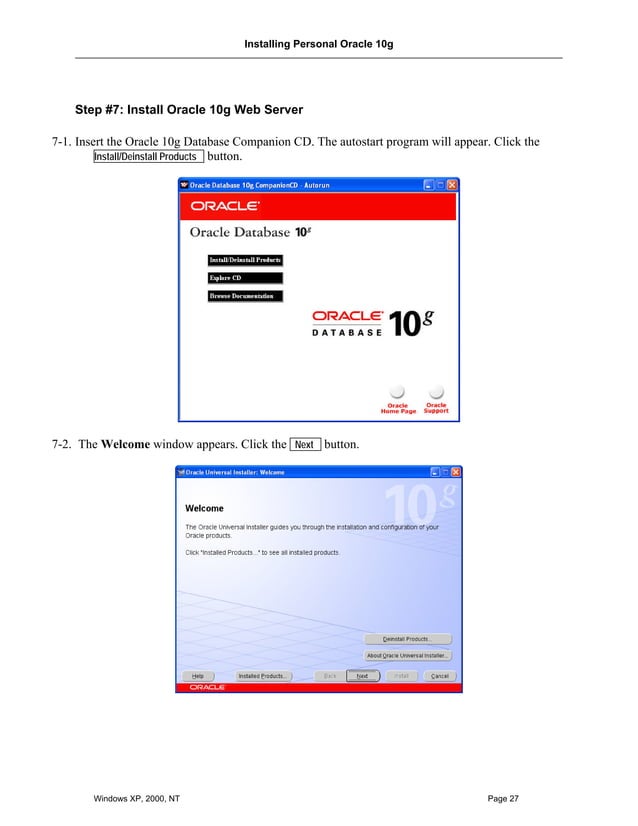 Oracle 10g installation_guide | PDF