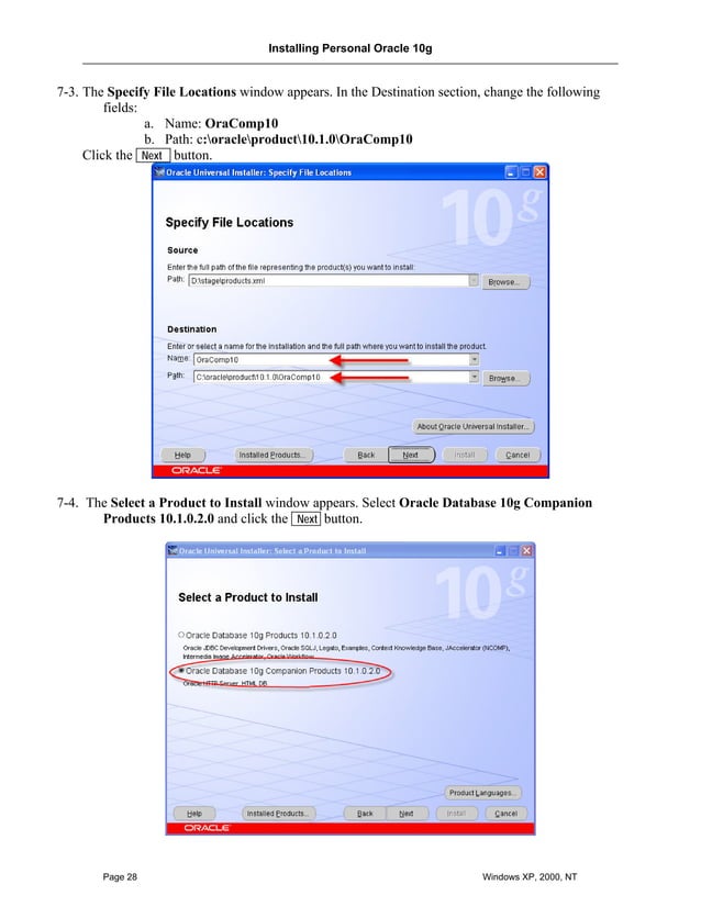 Oracle 10g installation_guide | PDF