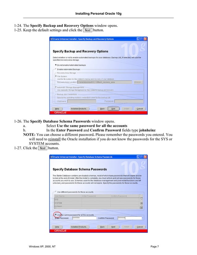 Oracle 10g installation_guide | PDF