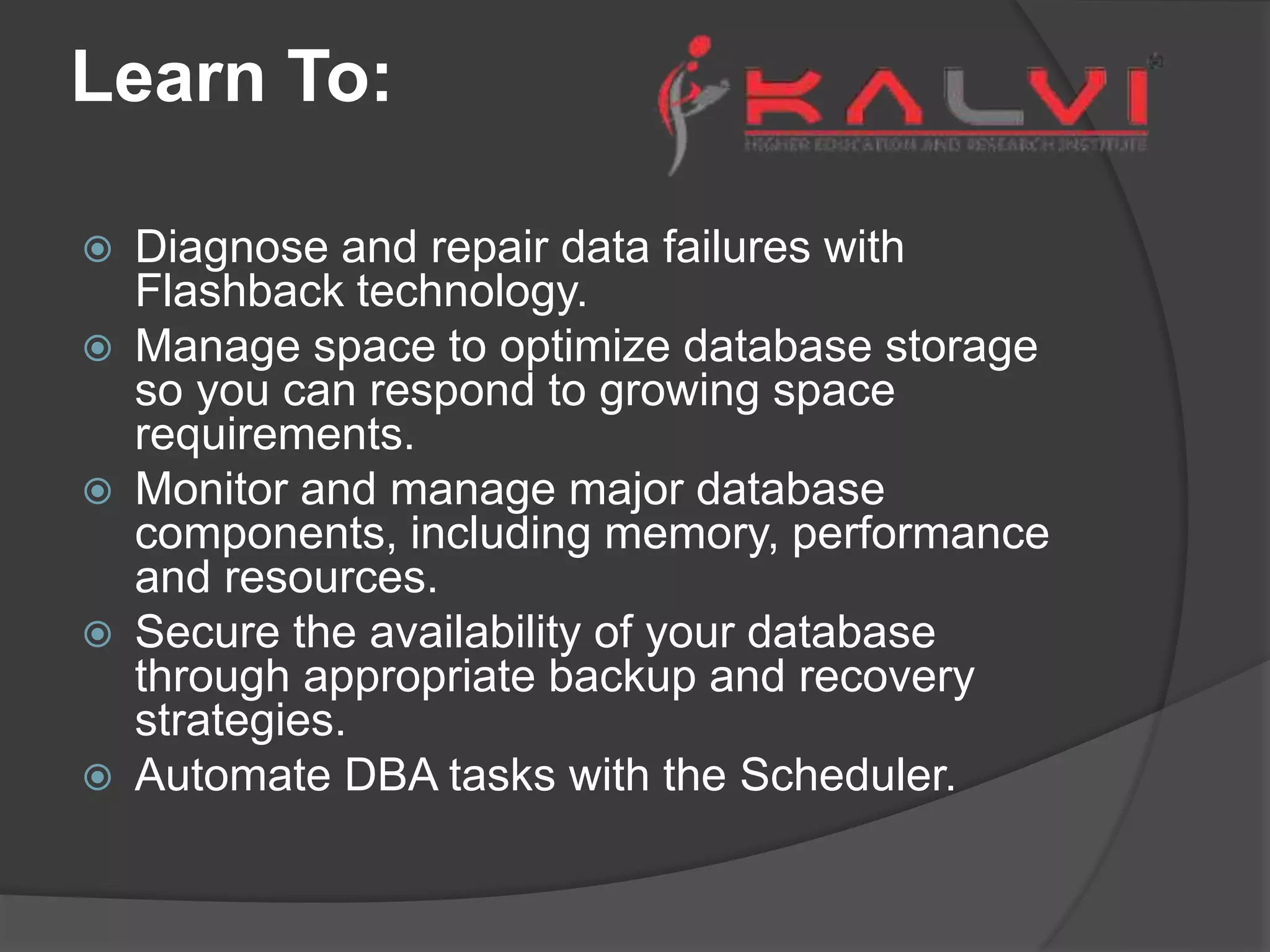 Oracle 11g Administration Ii Ppt