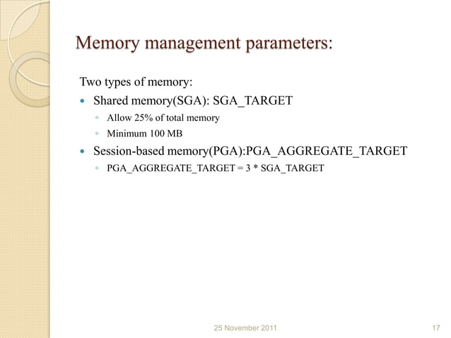 Oracle 11g data warehouse introdution | PPT
