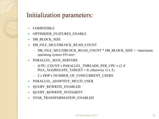 Oracle 11g data warehouse introdution | PPT