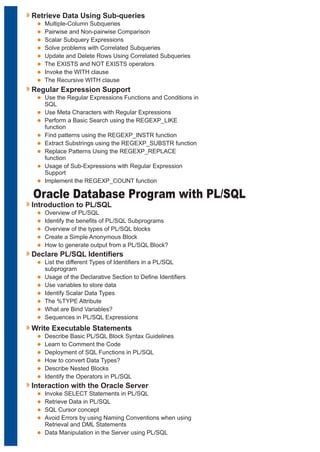 Oracle 11G Development Training noida Delhi NCR | PDF | Free Download