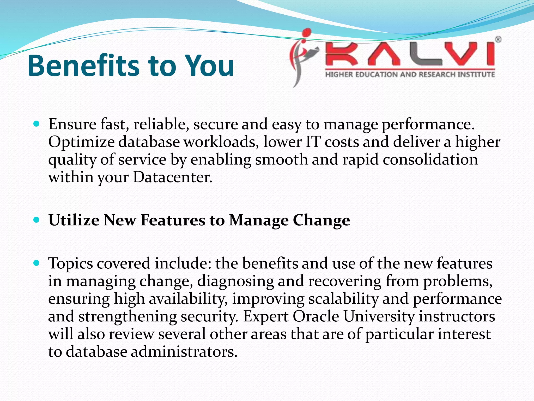 Oracle 11g New Features For Administrators Ppt