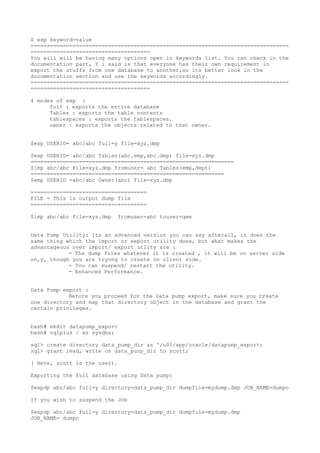 Oracle11g notes | PDF