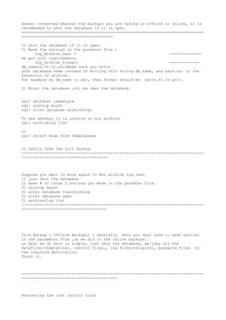 Oracle11g notes | PDF