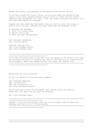 Oracle11g notes | PDF