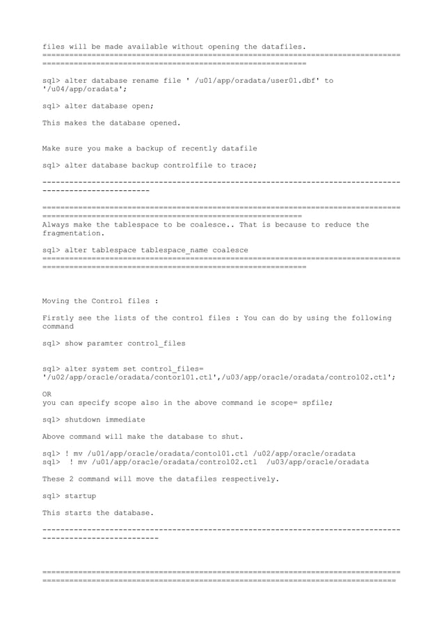 Oracle11g notes | PDF
