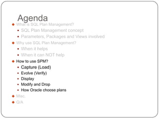 Oracle11g sql plan management | PPTX
