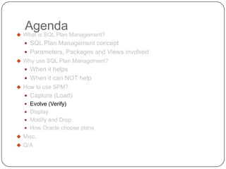 Oracle11g sql plan management | PPTX