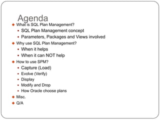 Oracle11g sql plan management | PPTX