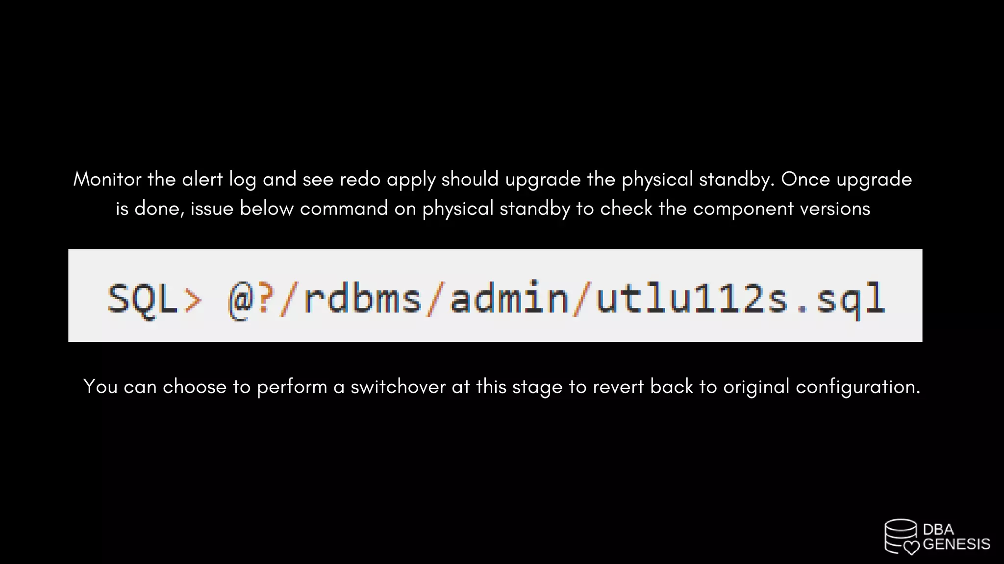 Oracle 11g to 12c Rolling Upgrade | PPT