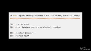 Oracle 11g to 12c Rolling Upgrade | PPT