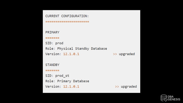 Oracle 11g To 12c Rolling Upgrade Ppt