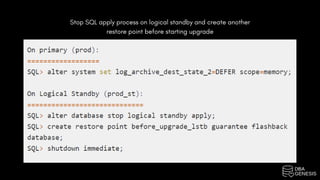 Oracle 11g to 12c Rolling Upgrade | PPT
