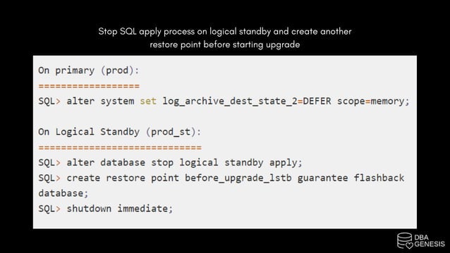 Oracle 11g To 12c Rolling Upgrade Ppt