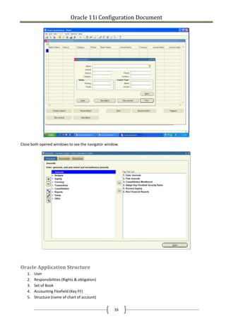 Oracle 11i Configuration Document | PDF
