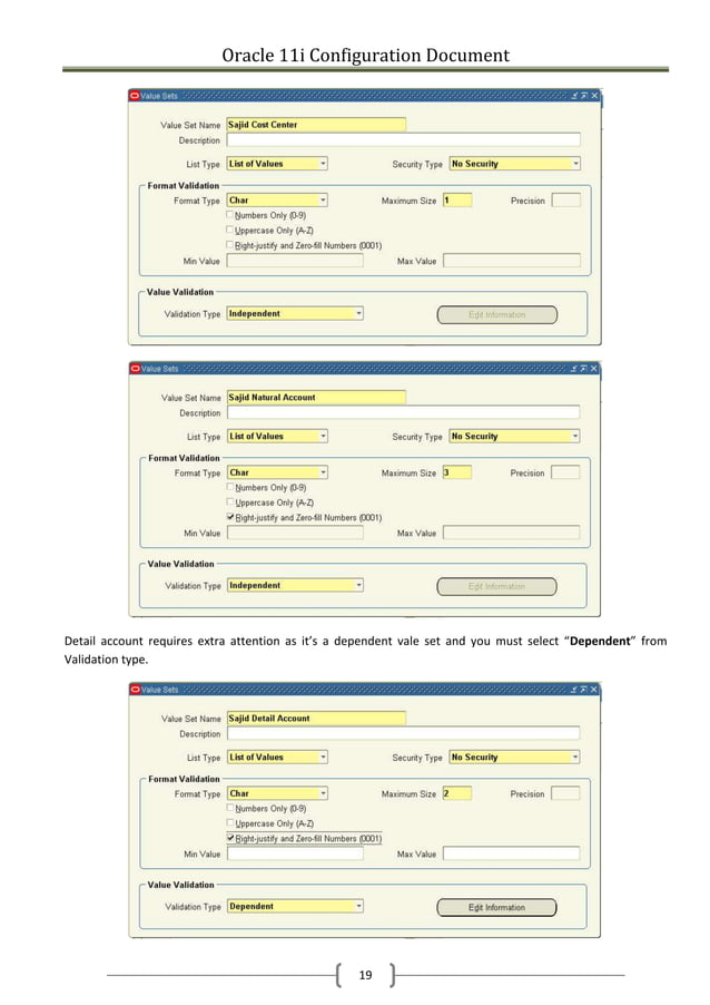 Oracle 11i Configuration Document | PDF | Computing | Technology & Computing