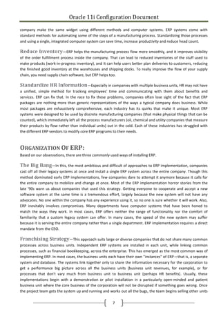 Oracle 11i Configuration Document | PDF