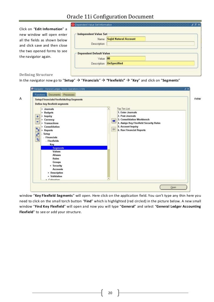 Oracle 11i Configuration Document