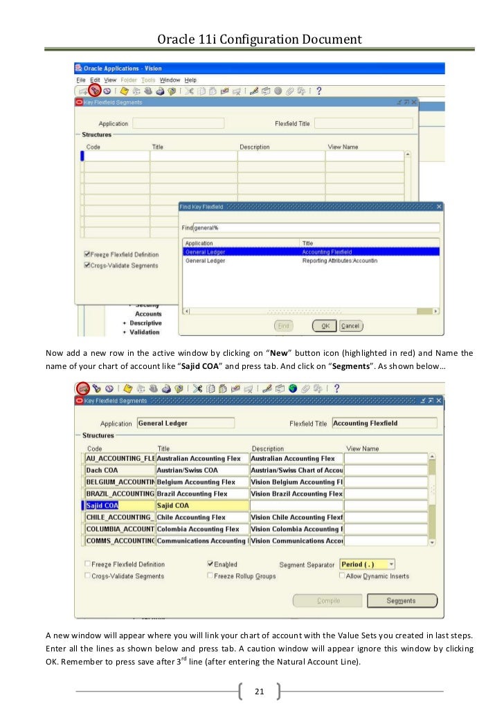 Oracle 11i Configuration Document