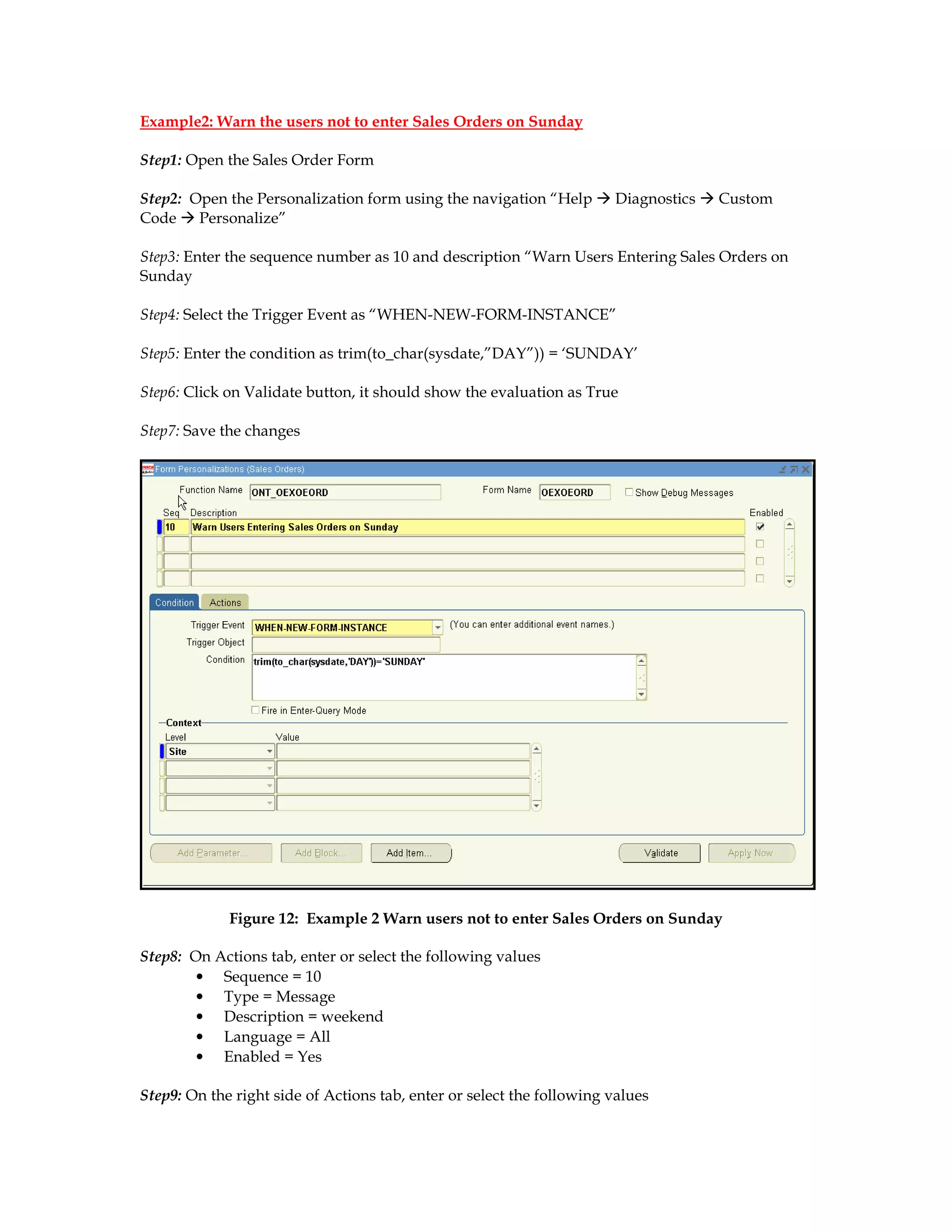 Oracle 11i forms personalization | PDF