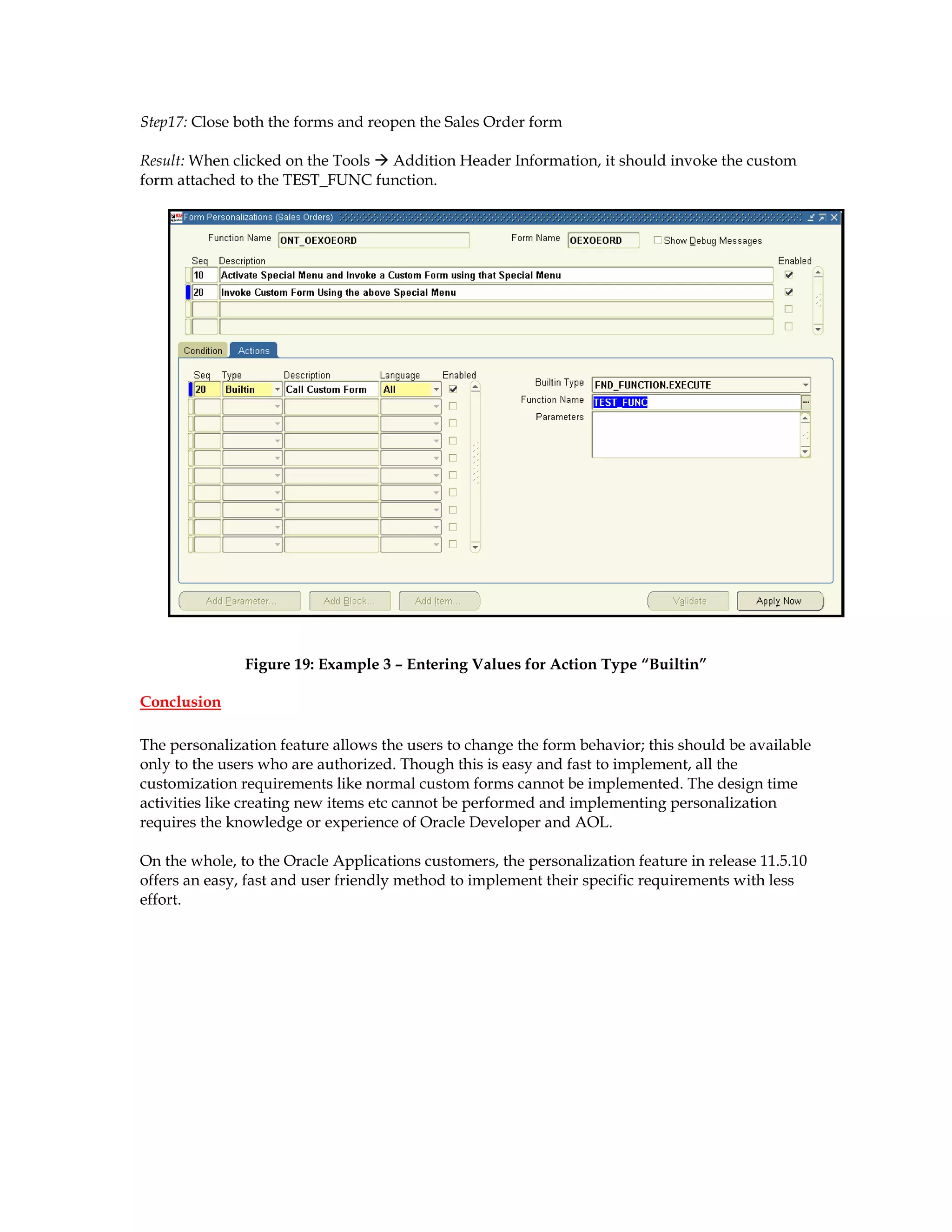 Oracle 11i forms personalization | PDF