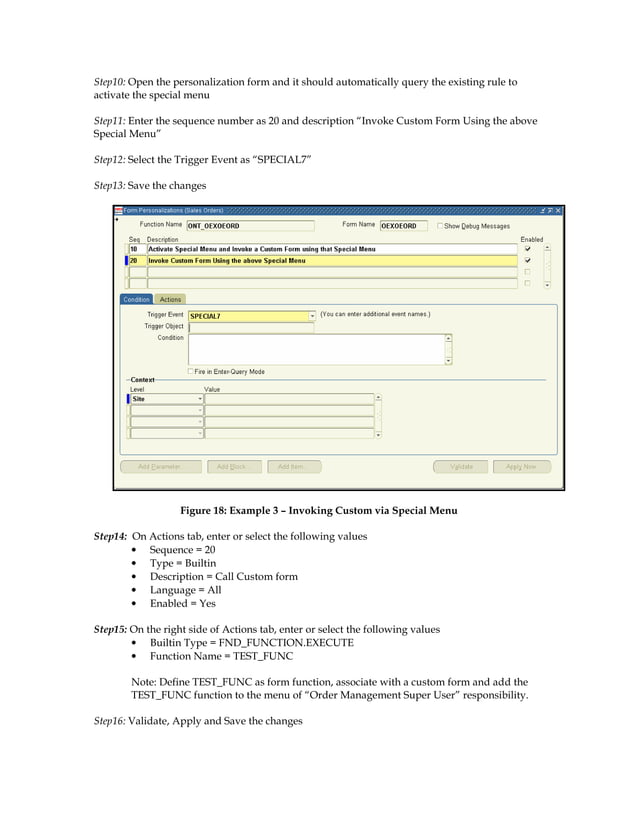 Oracle 11i forms personalization | PDF