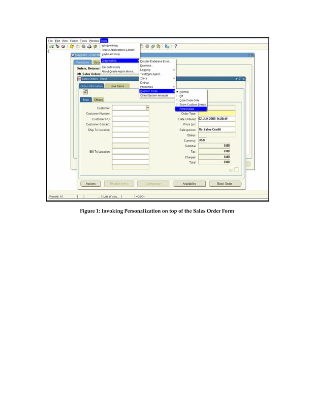 Oracle 11i forms personalization | PDF