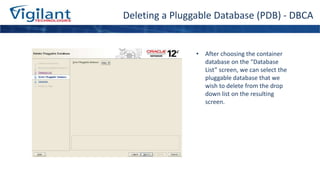 Oracle 12c - Multitenant Feature | PPTX
