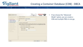 Oracle 12c - Multitenant Feature | PPTX