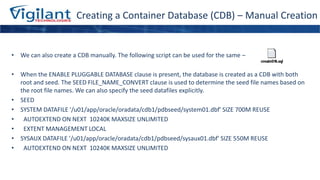 Oracle 12c - Multitenant Feature | PPTX