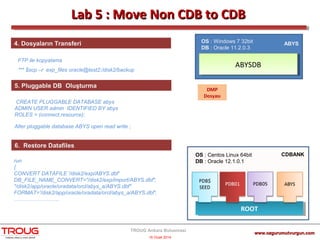 Oracle12c Pluggable Database Hands On - TROUG 2014 | PPT