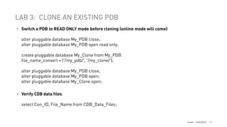 Oracle 12c PDB insights | PDF