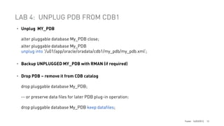 Oracle 12c PDB insights | PDF