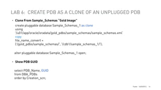 Oracle 12c PDB insights | PDF