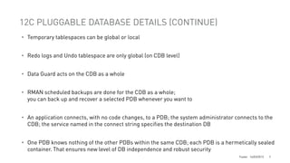 Oracle 12c PDB insights | PDF